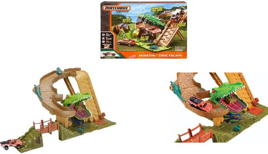 Mattel Speelset Matchbox Mission: Croc Escape | bol