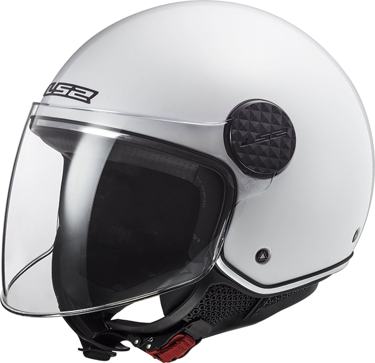 LS2 OF558 Jethelm Sphere Lux glans wit scooterhelm motorhelm L | bol.com