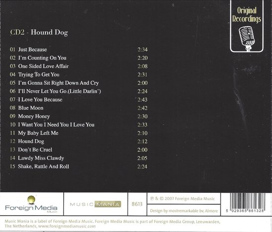 Elvis Presley Hound Dog - CD-Album | bol