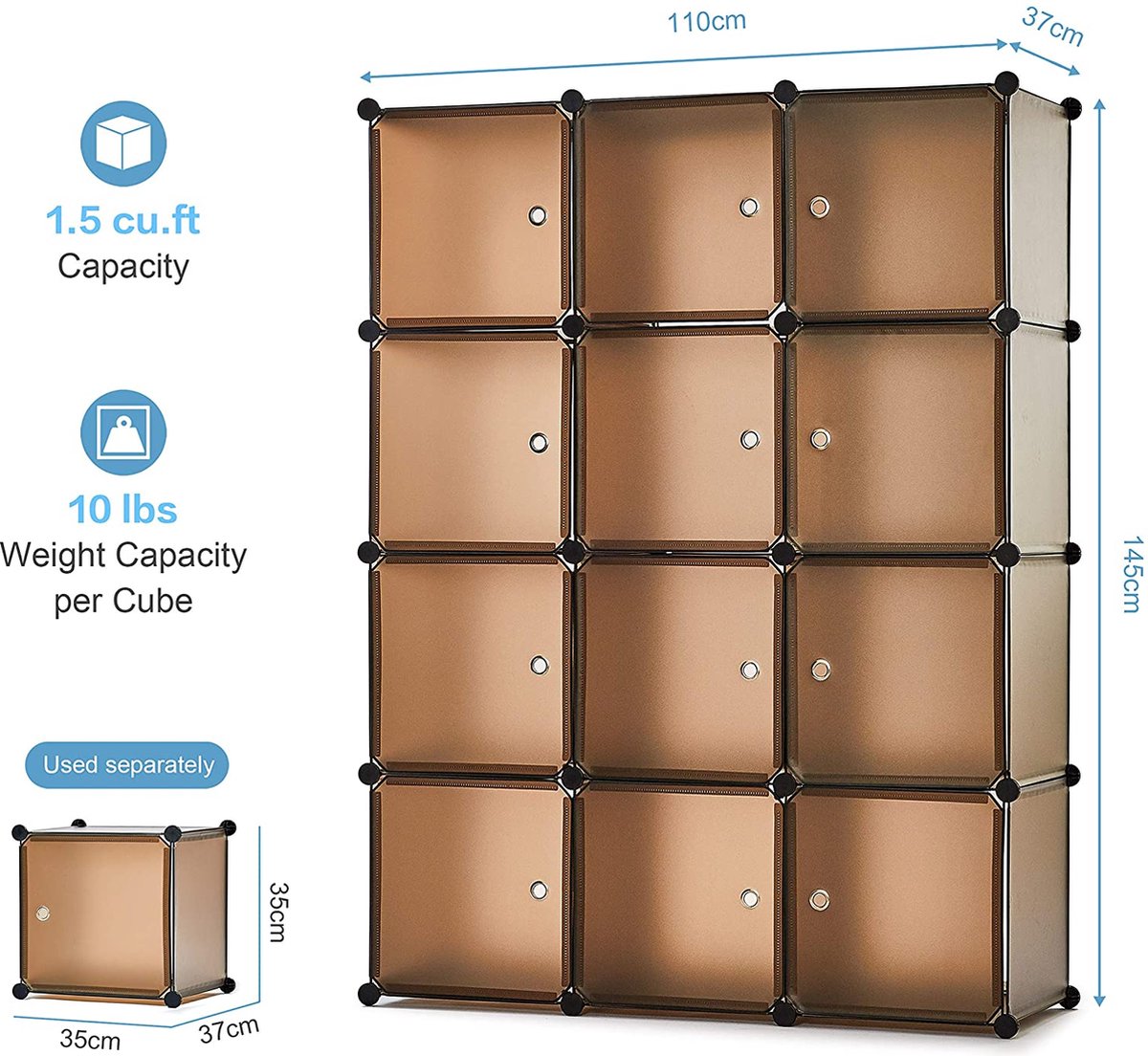 Kledingkast - Kast Cube - Cube Opvouwbare Organizer - Kast Draagbare ...