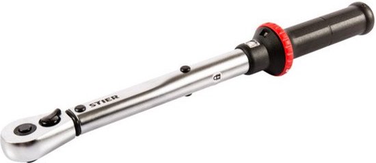 STIER - Koppelsleutel met schakel ratel 1/4'' montage 5-25 Nm | bol.com