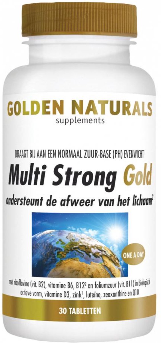 Golden Naturals Multi Strong Gold (60 vegetarische tabletten) | bol.com