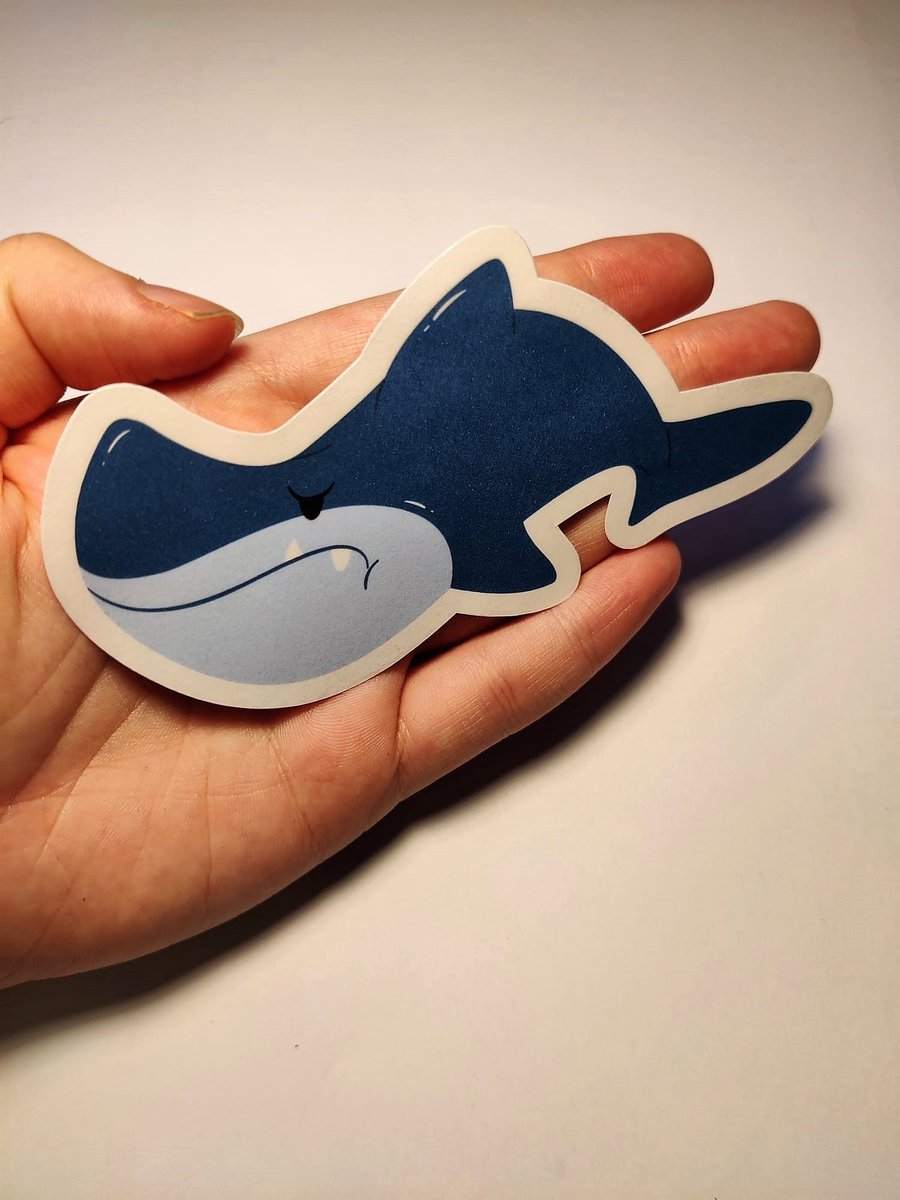 Haai Sticker - Oceaan Dieren - Schattige Haaien Vissen Stickers ...