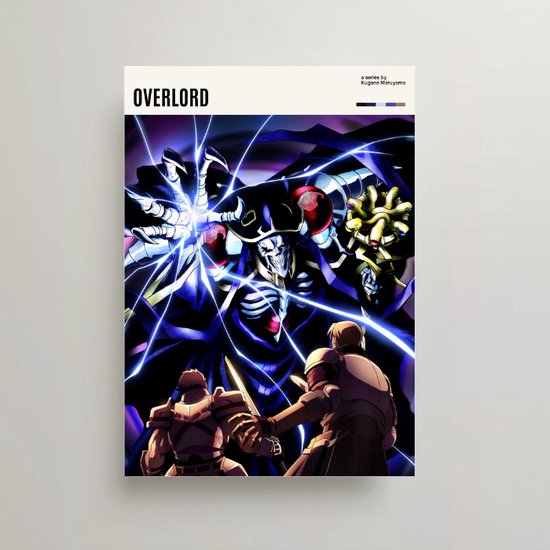 Anime Poster - Overlord Poster - Minimalist Poster A3 - Overlord ...