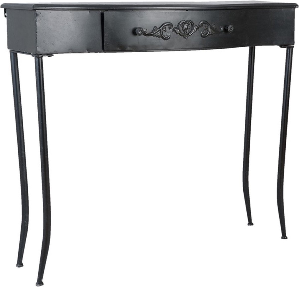 Bureautafel 90*30*79 cm Zwart Ijzer Rechthoek Bureau Computer Tafel ...