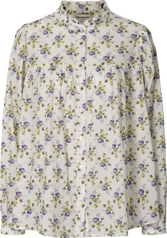 Lollys Laundry Cara Dames - Jurken - Kleedje - Wit - Maat L | bol