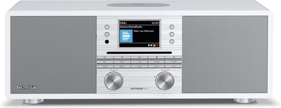 Technisat Digitradio 650 wit/zilver | bol