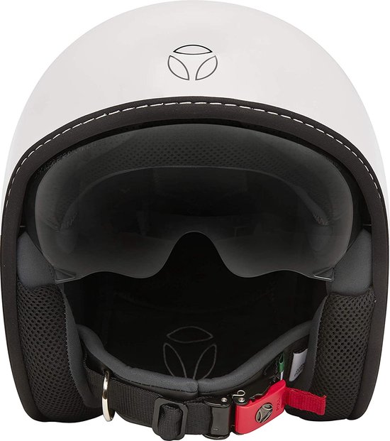 MoMo Helm Eagle Pure Ivory Glans/BLK M | bol.com