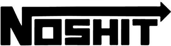 No shit sticker - Grappige auto stickers - Laptop sticker - Auto ...