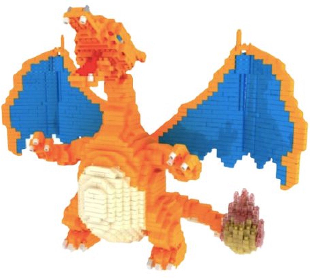Mega Charizard nanoblock - Pokémon - 2080 miniblocks | bol.com