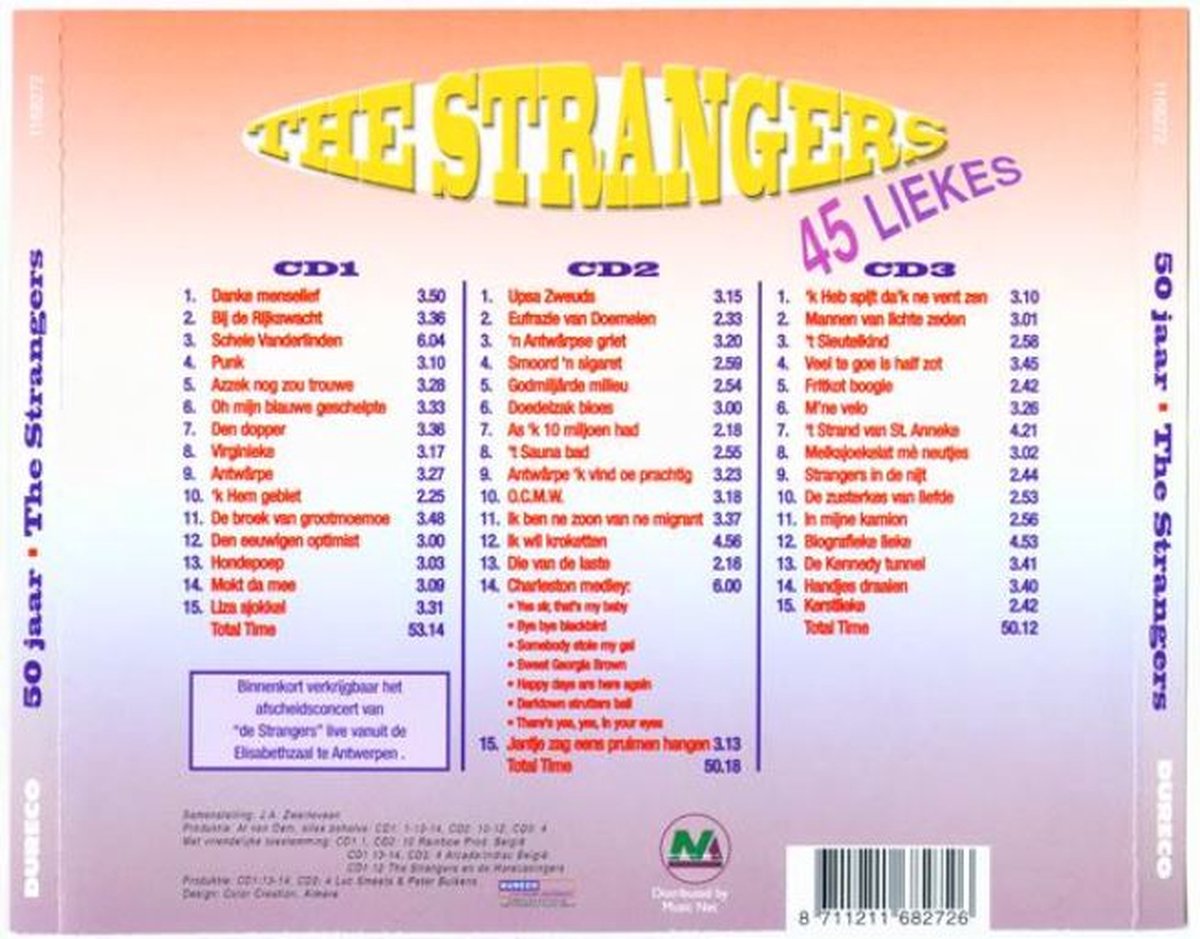 50 Jaar Strangers, The Strangers | CD (album) | Muziek | bol