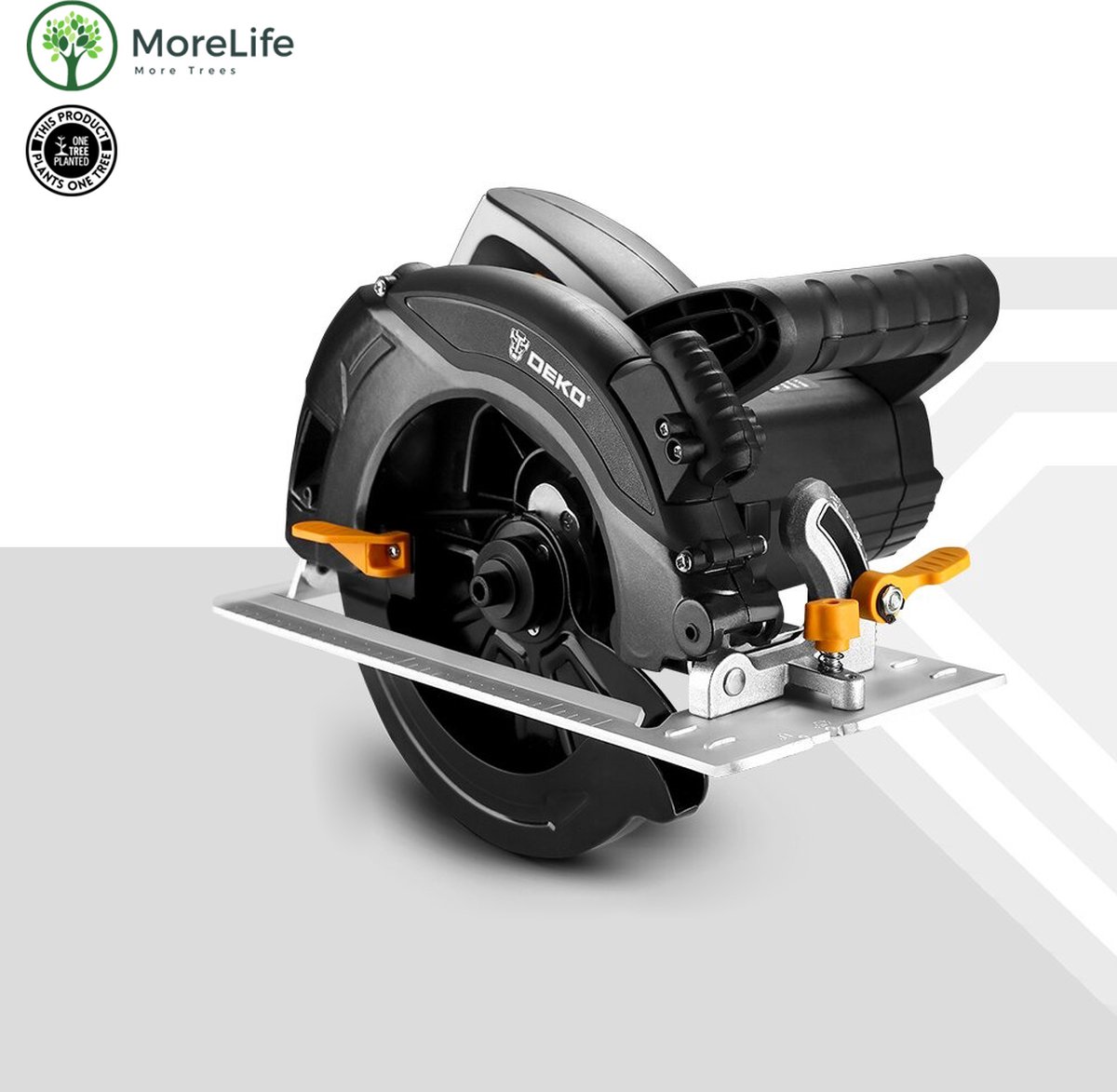 MoreLife Elektrische Cirkelzaag - Handcirkelzaag met laser en ...