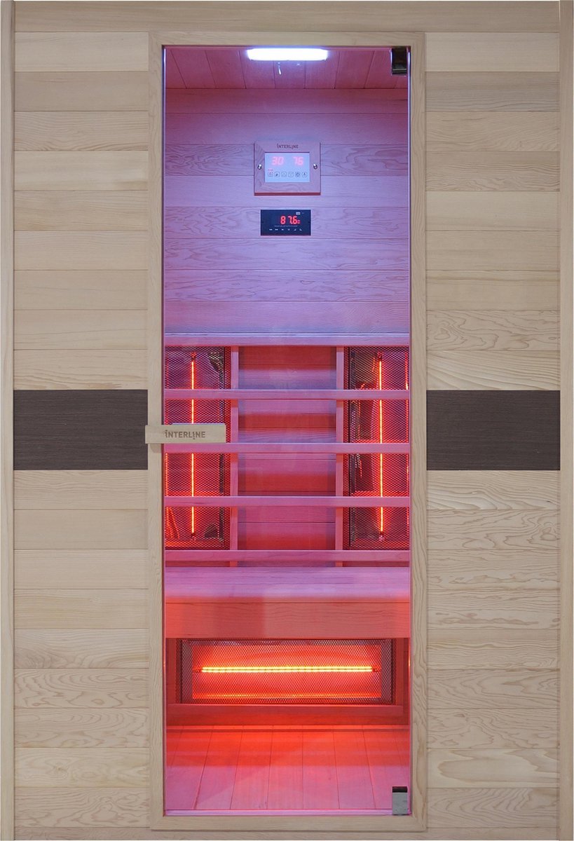 Infraroodcabine Ruby 2-persoons 130 X 94 X 190 | bol.com