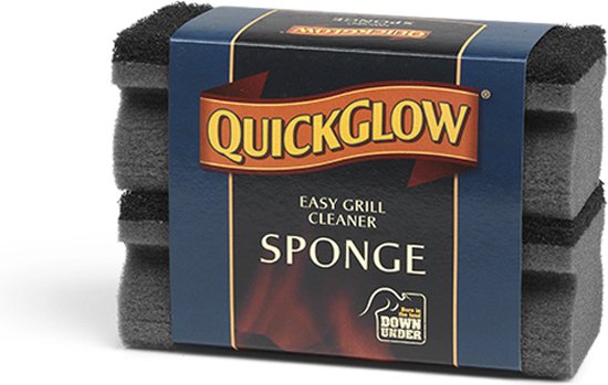 Quick Glow Easy Grill Cleaner Sponzen (2 stuks) voor het reinigen van ...