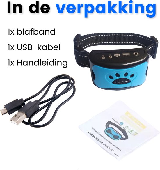 Anti blafband - Blafband Voor Honden - Anti Blaf Apparaat - Blafband ...