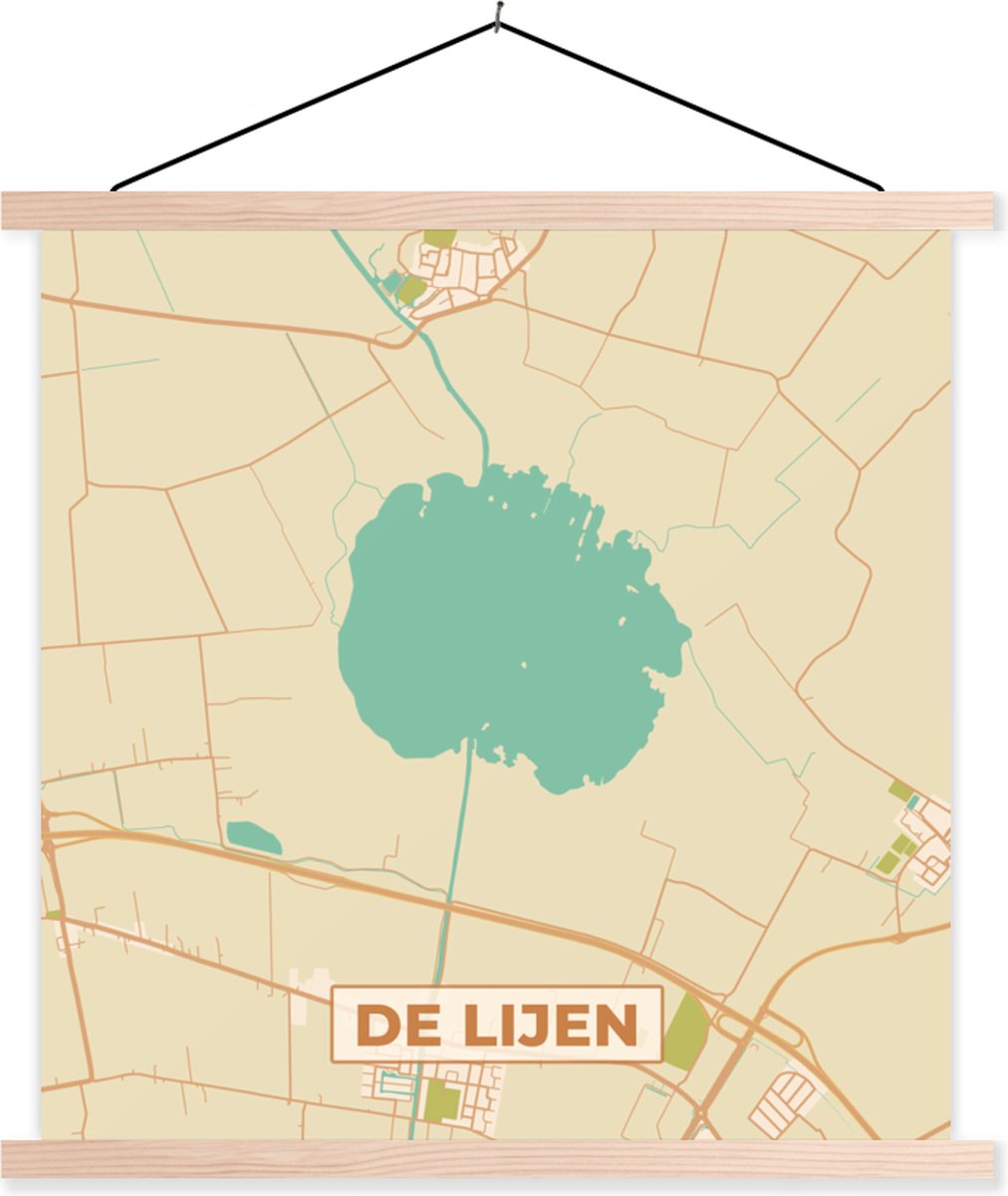 Porte-affiche avec affiche - Affiche scolaire - Vintage - De Lijen ...