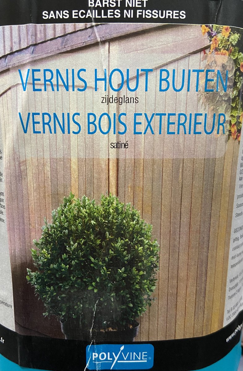 Polyvine - Vernis hout buiten - 4L | bol.com