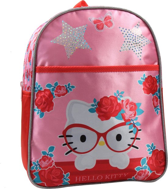 HELLO KITTY Vintage Roses Rugzak Rugtas School Tas 3-6 Jaar Stars | bol.com