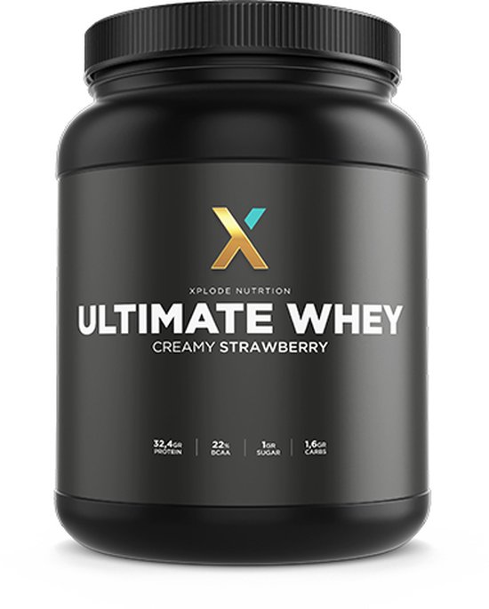 Xplode Nutrition - Ultimate Whey Protein - Creamy Strawberry Milkshake ...
