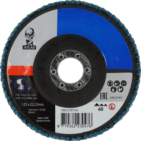 Lamellenschijven Atlas 125x22,23mm | bol.com