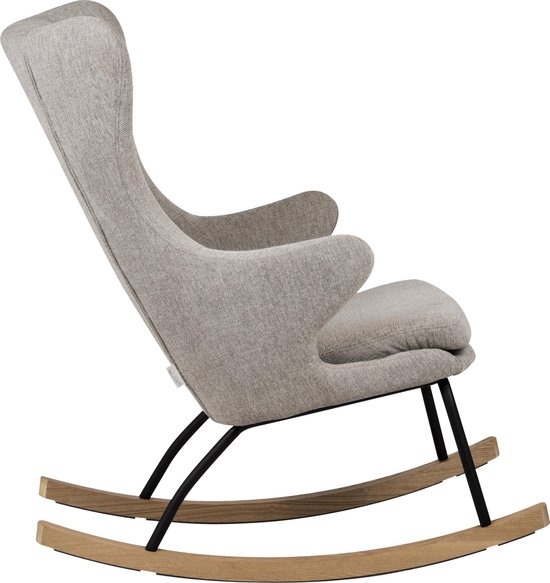 QUAX - ROCKING ADULT CHAIR DE LUXE - SAND GREY | bol