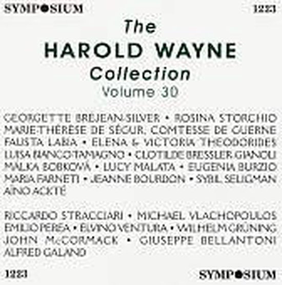Harold Wayne Collection, Volume 30, various artists | CD (album ...