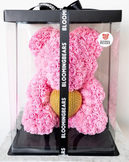 Rose bear - Rosebear - Rozen Beer - Rozenbeer - Roosbeer - Teddybear Rozen - Roos -... | bol.com