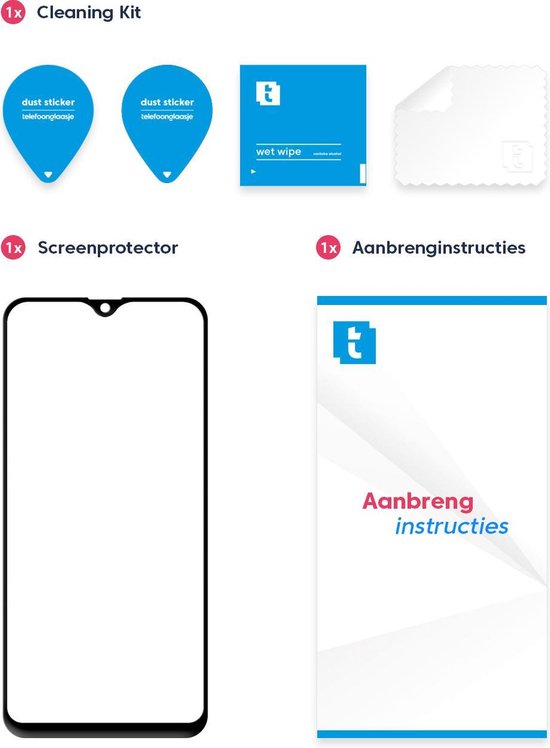 Telefoonglaasje Screenprotectors - Geschikt voor Samsung Galaxy A30s - Volledig... | bol