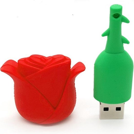 Roos usb stick 8GB – bloem - 1 jaar garantie – A graden klasse chip | bol