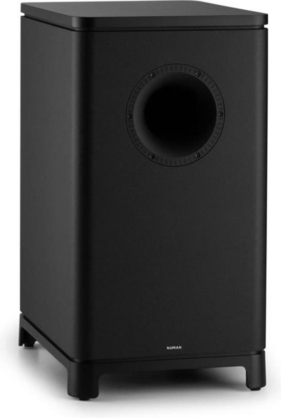 "Numan RetroSub Aktieve Subwoofer - 25 cm (10"") - Zwart" | bol.com