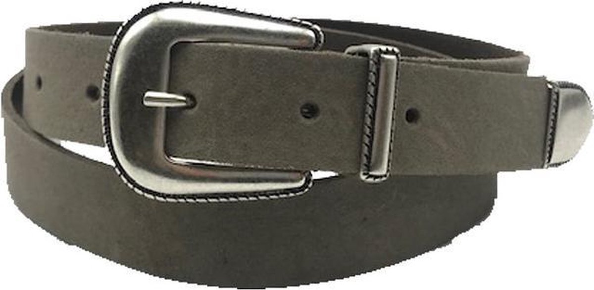 Donkere riem - Apollo Taupe Dames riem - Broekriem Dames - Dames riem ...