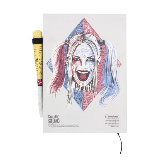 § Suicide Squad - Harley Quinn Notebook and Baseball Bat Pen | bol.com