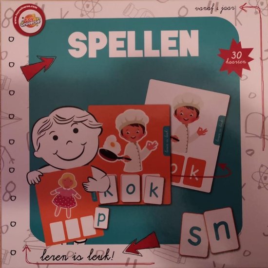 Educatief spel spellen – ik leer woorden - ik lees spellen ...