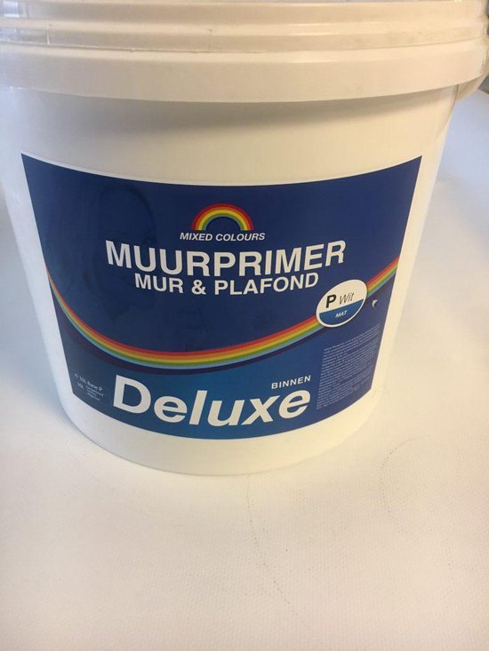 DELUXE MUURPRIMER 10 liters WIT Muur primer verf | bol.com