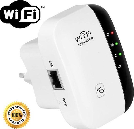 Draadloze WiFi Versterker Stopcontact met internetkabel - Wifi ...