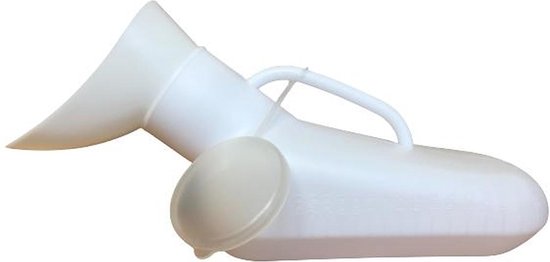 Urinaal voor mannen en vrouwen. Unisex urinaal met afsluitdop en ...