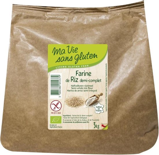 Ma Vie Sans Gluten Rijstmeel halfvolkoren 3 kg | bol