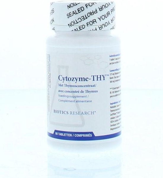 BIOTICS CYTOZYME THY THYMUS | bol.com