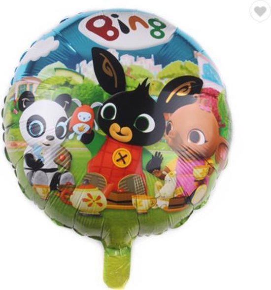 Numberonecompany bing knuffel + bing ballon Bumper 35cm Cartoon Bing ...