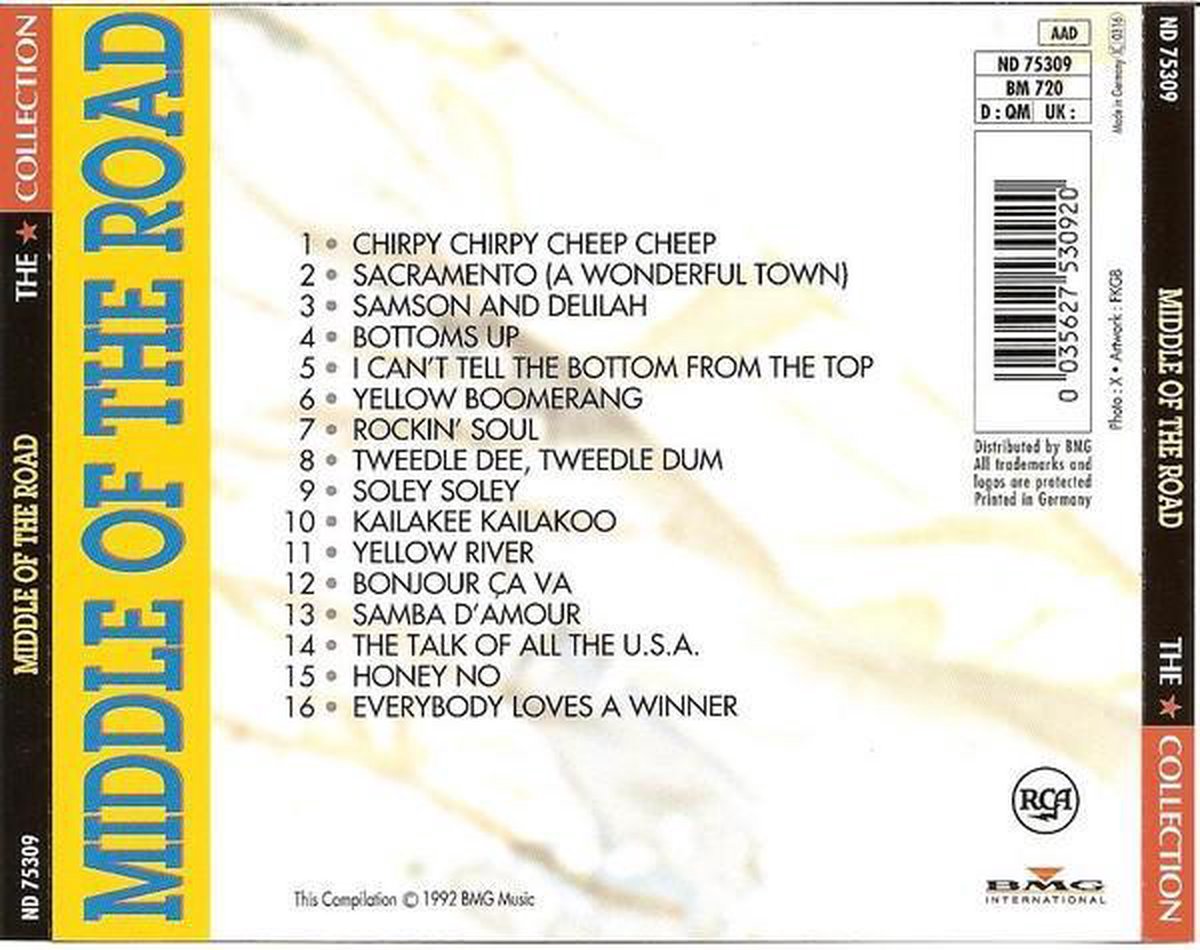 Middle Of The Road - The ★ Collection - Complete Original RCA Hits ...