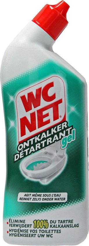 WC Net -Gel - Ontkalker - WC Reiniger - 6 x 750 ml - Voordeelverpakking - Toiletreiniger | bol.com