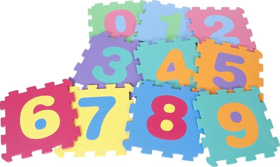 Cijfer Puzzelmat – Groot – Speelmat – Speelkleed - Kruipmat - EVA Foam ...