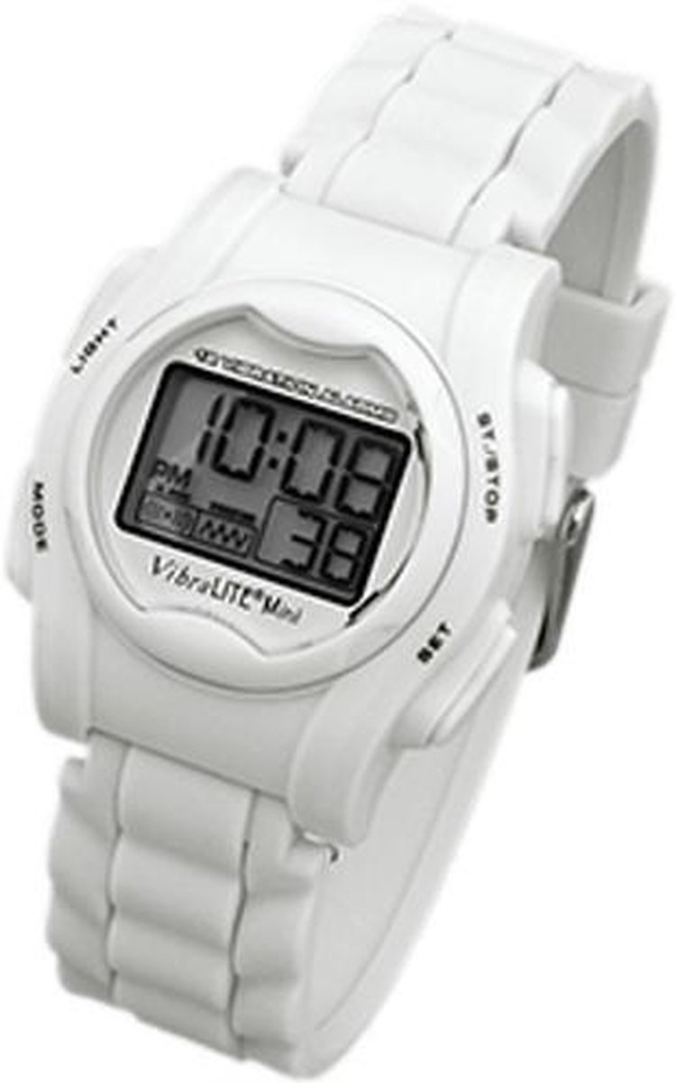 Alarmhorloge- plashorloge -Vibralite Mini- 12 alarmen- Wit | bol.com