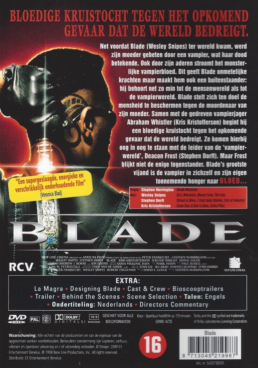 Blade (Dvd) | Dvd's | bol