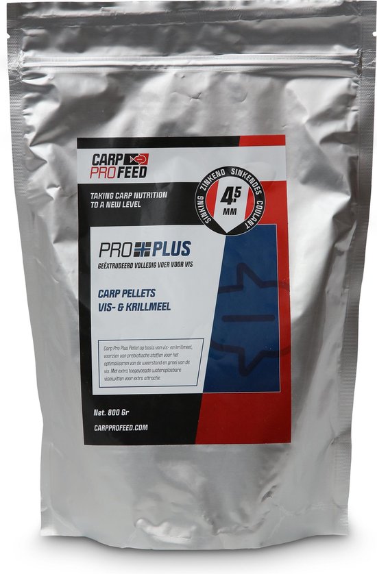 Carp Pro Plus pellets 4.5 mm 800 gram | visvoer | karper | karperaas ...