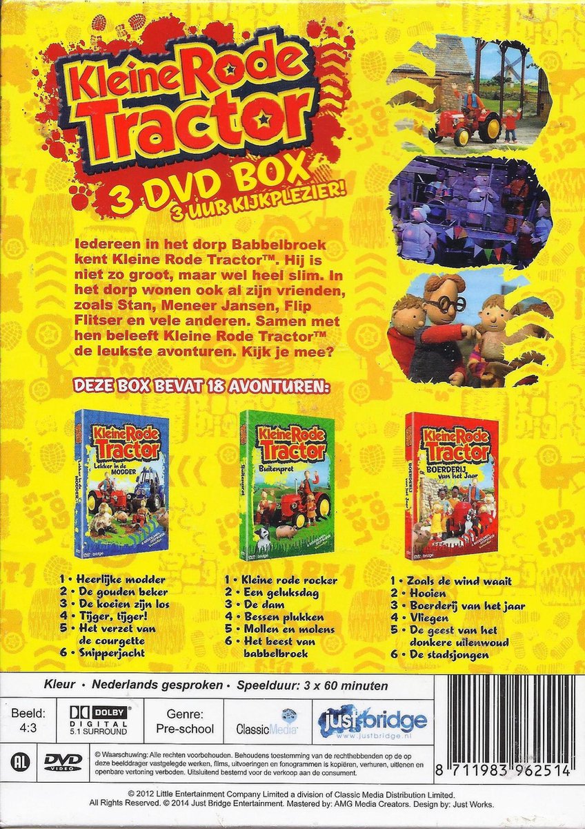 Kleine Rode Tractor Box (Dvd), Kleine Rode Tractor | Dvd's | bol