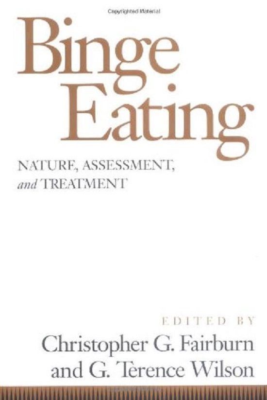 Binge Eating, Christopher G. Fairburn | 9780898628586 | Boeken | bol.com