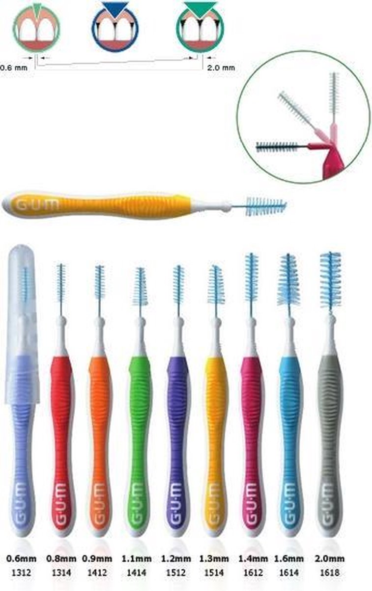 Gum Travler Ragers 1.1 mm Groen - 50 stuks | bol.com