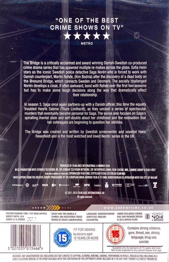 Bridge Trilogy (Dvd), Sofia Helin, Kim Bodnia | Dvd's | bol