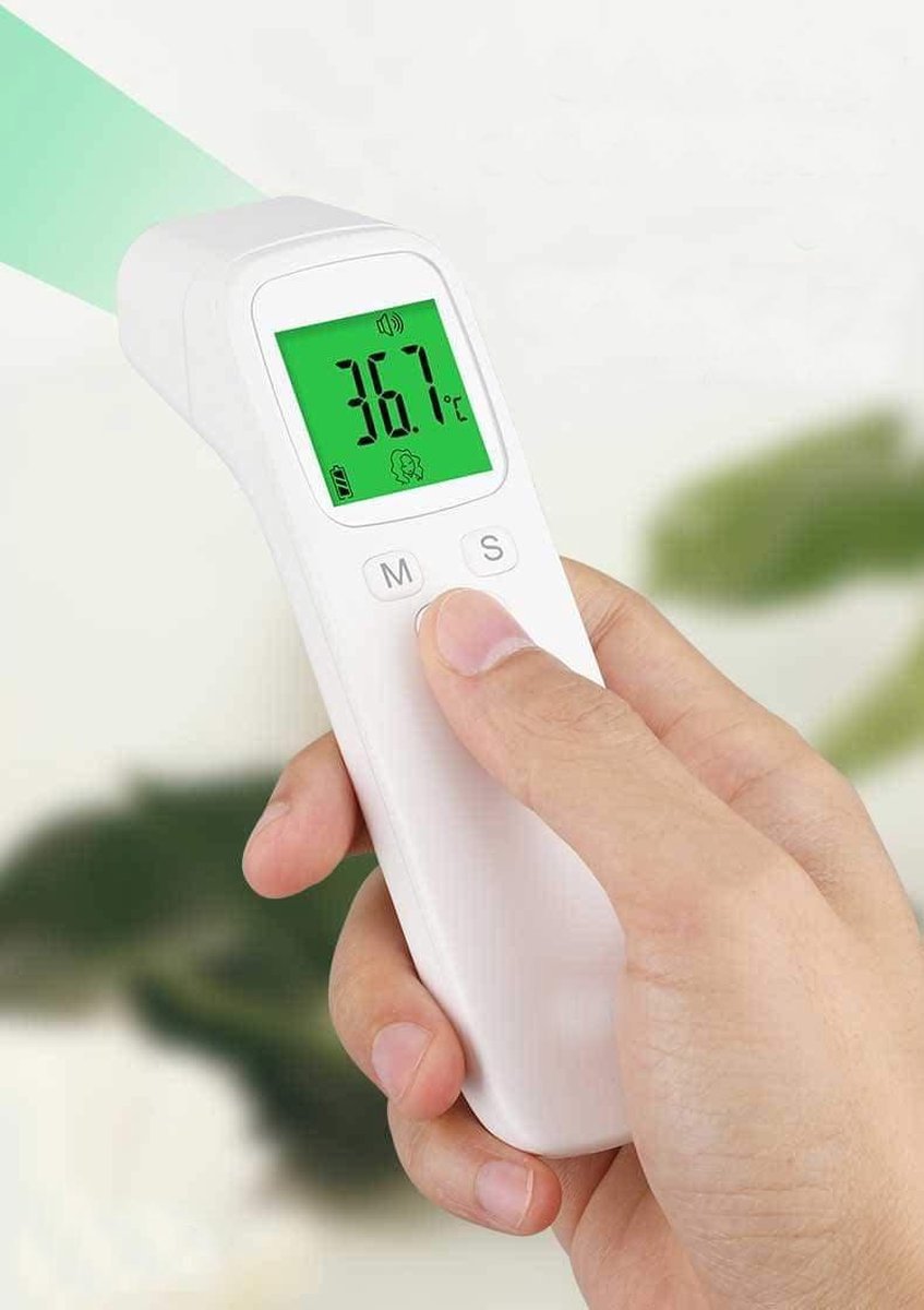 Thermometer lichaam Contactloos- Koortsthermometer voor volwassenen en ...
